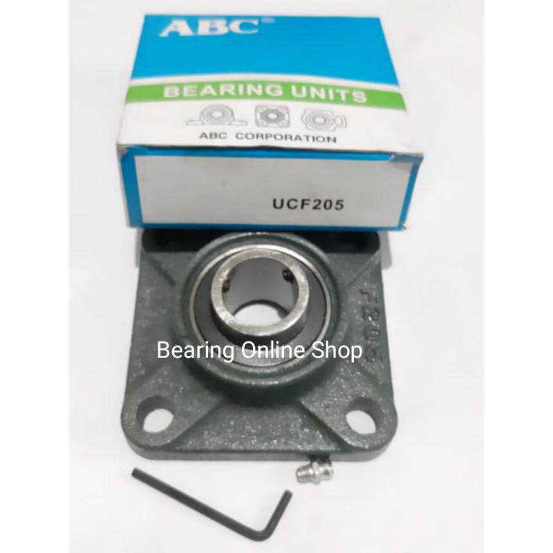Jual PILLOW BLOCK BEARING UCF 205 AS 25 MM ABC | Shopee Indonesia