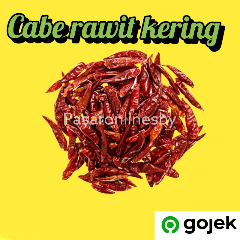 Jual Cabe rawit kering / Lombok Kering / Dried Chili - Per Pack ...