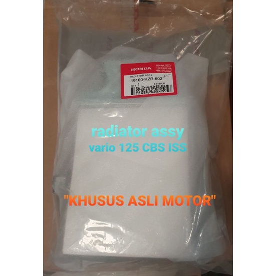 Jual AHM RADIATOR ASSY original VARIO 125 CBS ISS 2013-2015, spare part ...