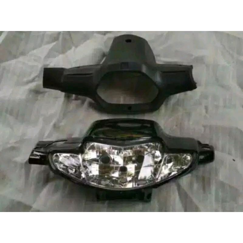Jual cover batok kepala depan belakang set reflektor lampu supra fit ...