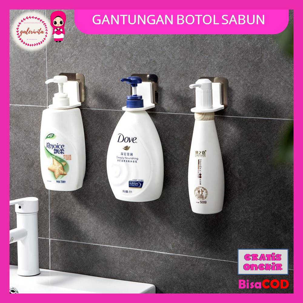 Jual Gantungan Botol Sabun Cair / Holder Botol Tempel Gantungan ...