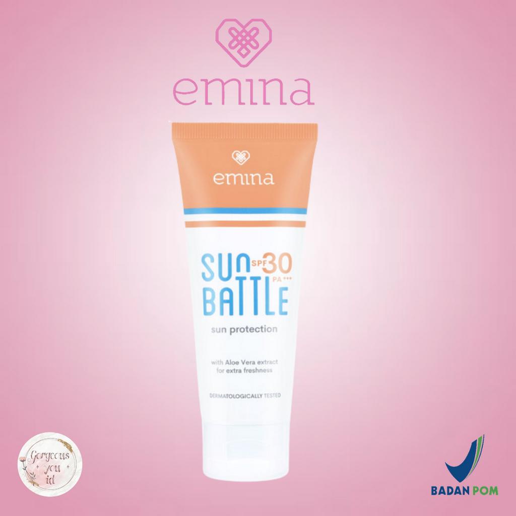 Jual EMINA SUN BATTLE SUNSCREEN SUN PROTECTION SPF30 PA+++ | Shopee ...