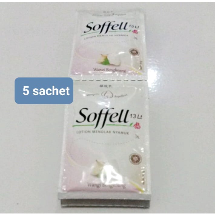 Jual Soffell / Sofel Sachet lotion obat anti nyamuk 10 pcs ( 10 sachet ...