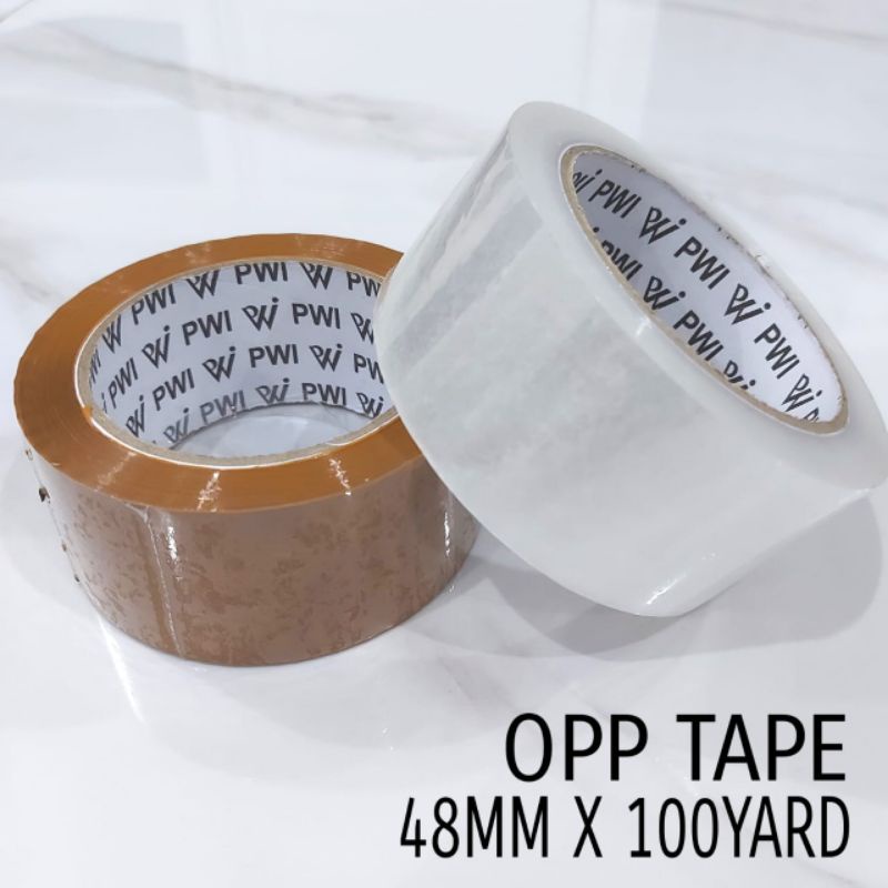 Jual Lakban Bening / Coklat 48mm x 100yard / Opp Tape | Shopee Indonesia