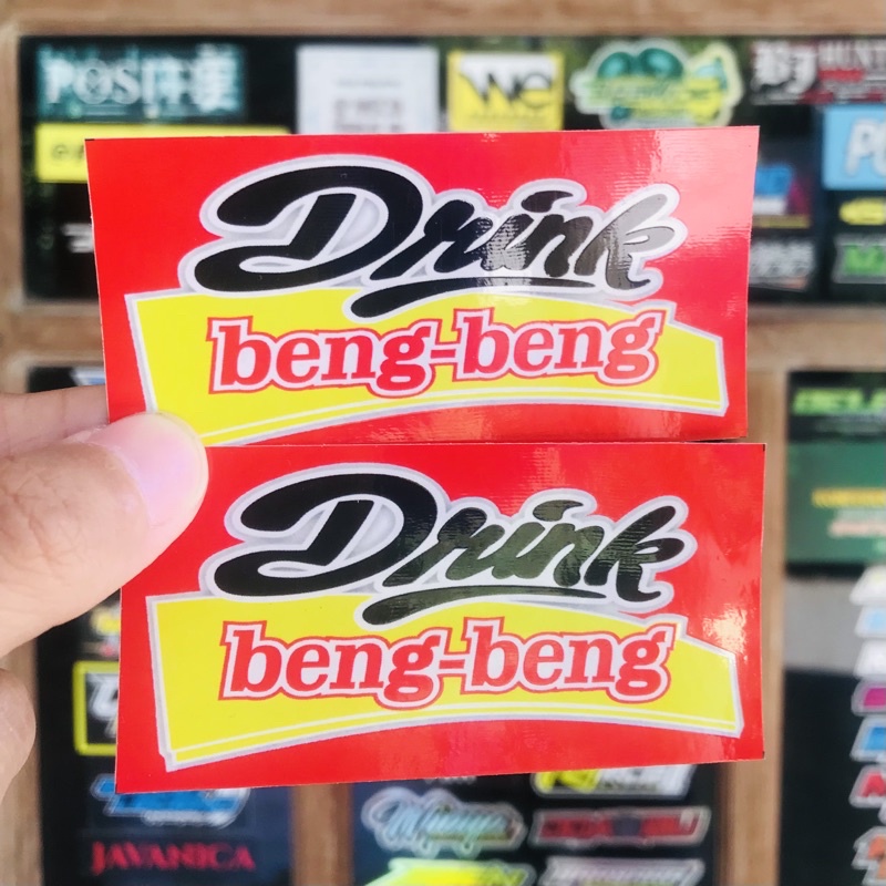 Jual Sticker Motor Stiker HP Laptop - Drink Beng Beng Bijian | Shopee ...