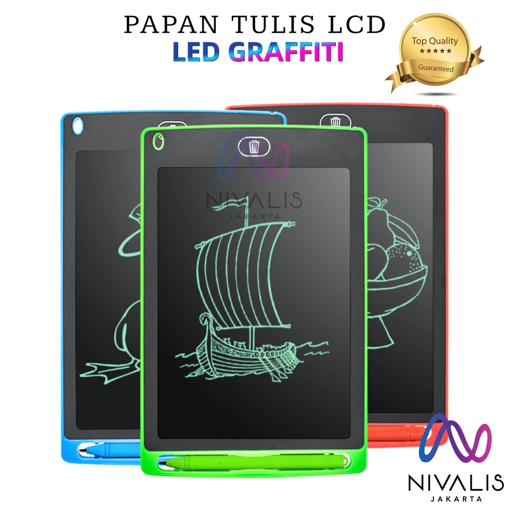 Jual NIVALIS JAKARTA PAPAN TULIS GAMBAR ANAK MULTIFUNGSI LCD 8.5 INCI ...