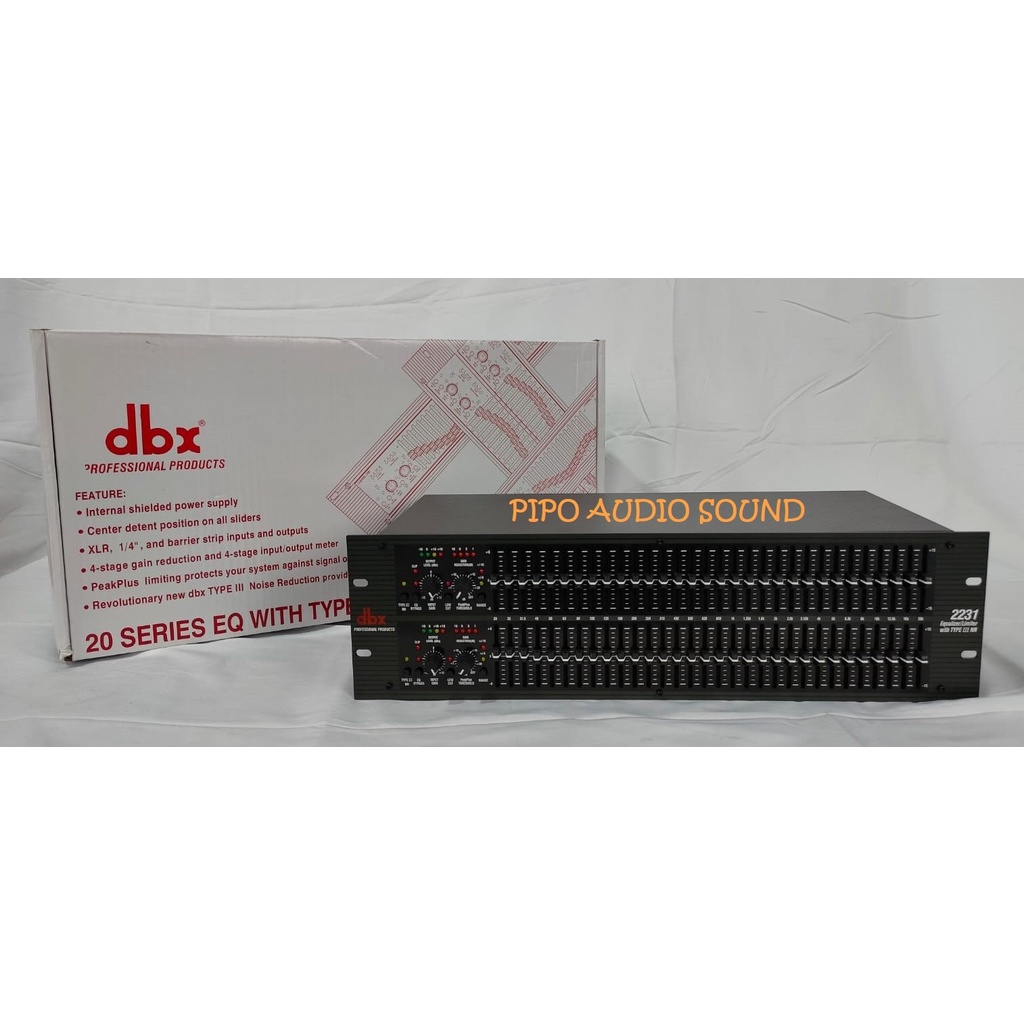 Jual Equalizer DBX 2231/DBX 2231 ( 2 x 31 channel ) / DBX 2231 | Shopee ...