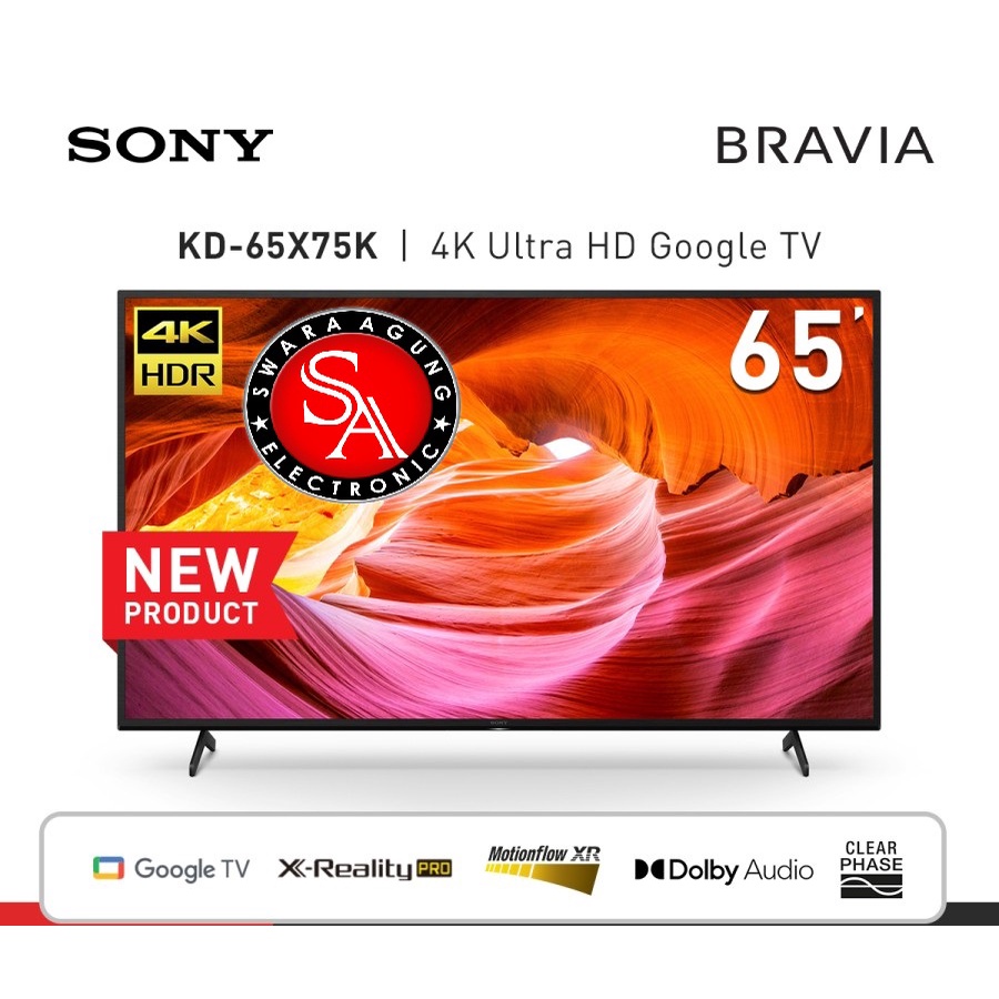 Jual Led UHD 4K Android TV 65 Inch SONY Type: 65X75K (Khusus Daerah ...