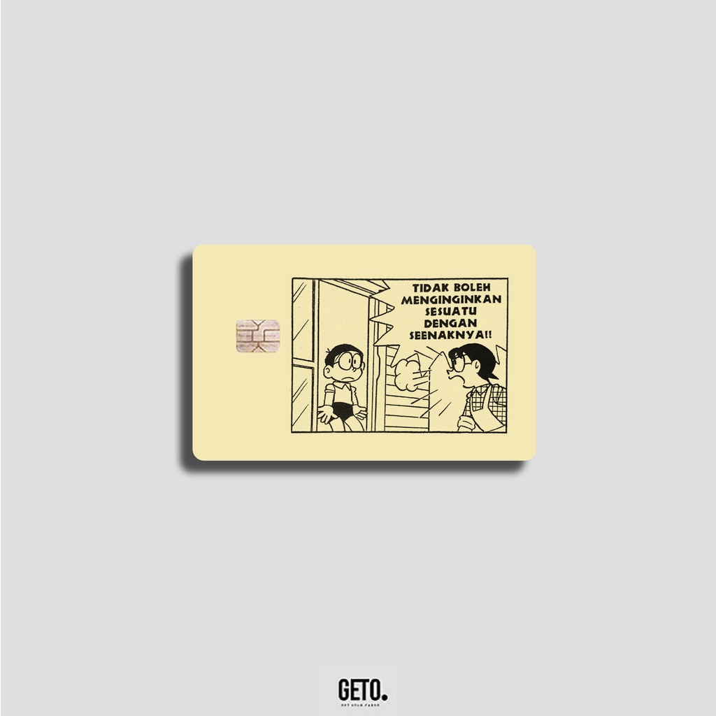 Jual Stiker Sticker Skin Kartu Atm Kartun Doraemon Comic Meme ...