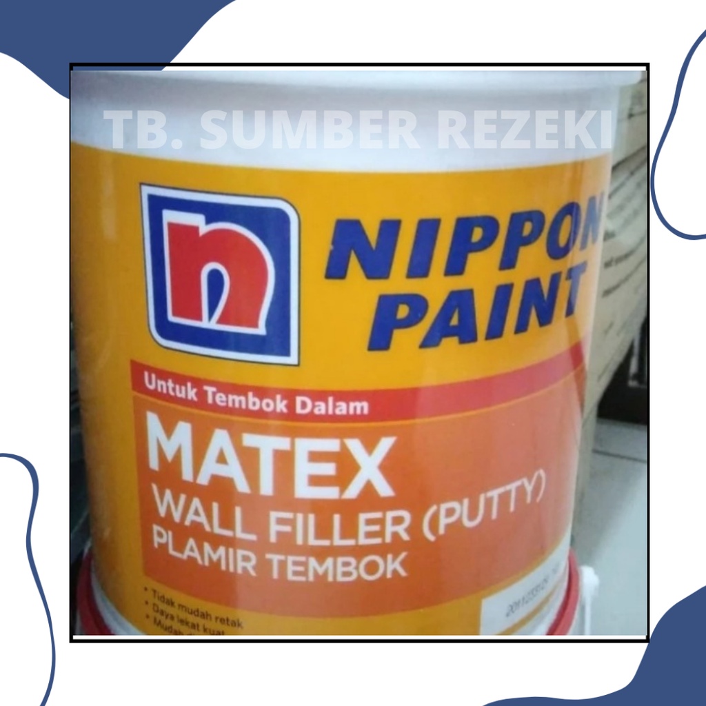 Jual PLAMIR PLAMUR DEMPUL TEMBOK MATEX NIPPON PAINT 4 KG | Shopee Indonesia