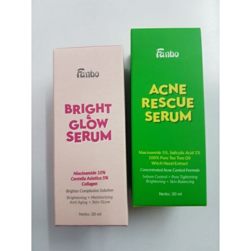 Jual Serum Skin Goals Brigh & Glow /Anti Acne Fanbo 20g | Shopee Indonesia
