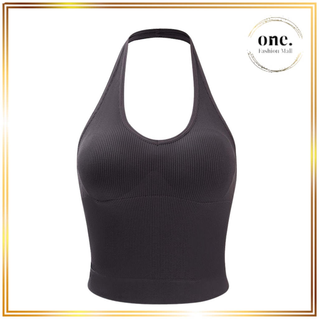 Jual ONEFASHIONMALL BR117 Atasan Tanktop Tali Leher Bra Wanita Necktie ...