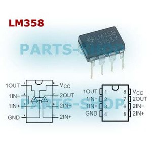 Jual LM358 IC Opamp LM 358 Low-Power Dual-Operational Amplifiers DIP-8 ...