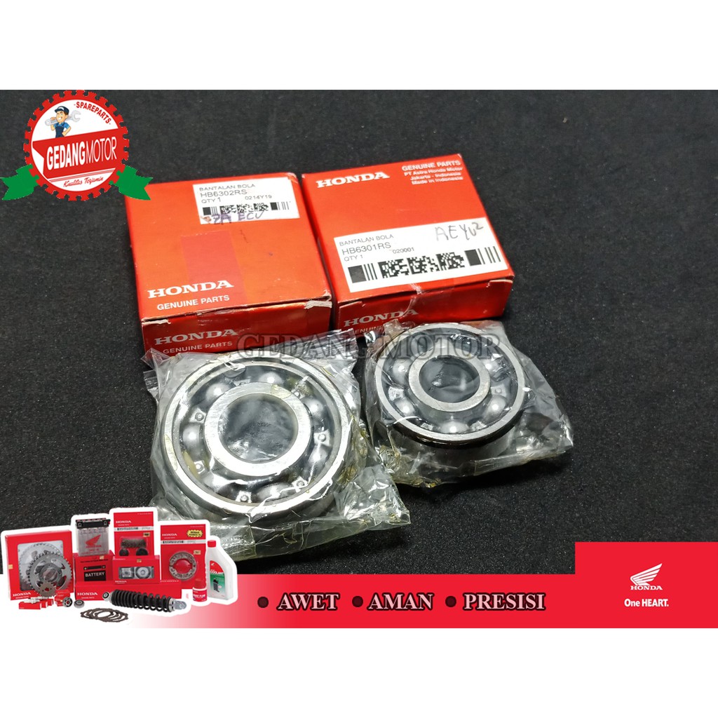 Jual LAHER BEARING RODA DEPAN BELAKANG CB 150R CB150 R ASLI HONDA 6301 ...