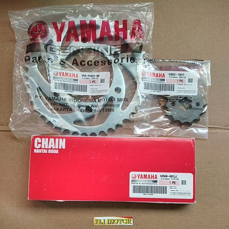 Jual Gir gear set vixion new 2013-2016 1PA-WF01A-10 ori YAMAHA | Shopee ...