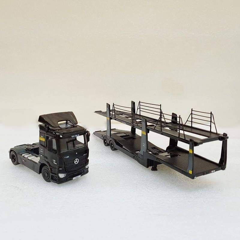 Jual Diecast Tiny 1/64 Mercedes Benz Antos Car Transporter | Shopee ...