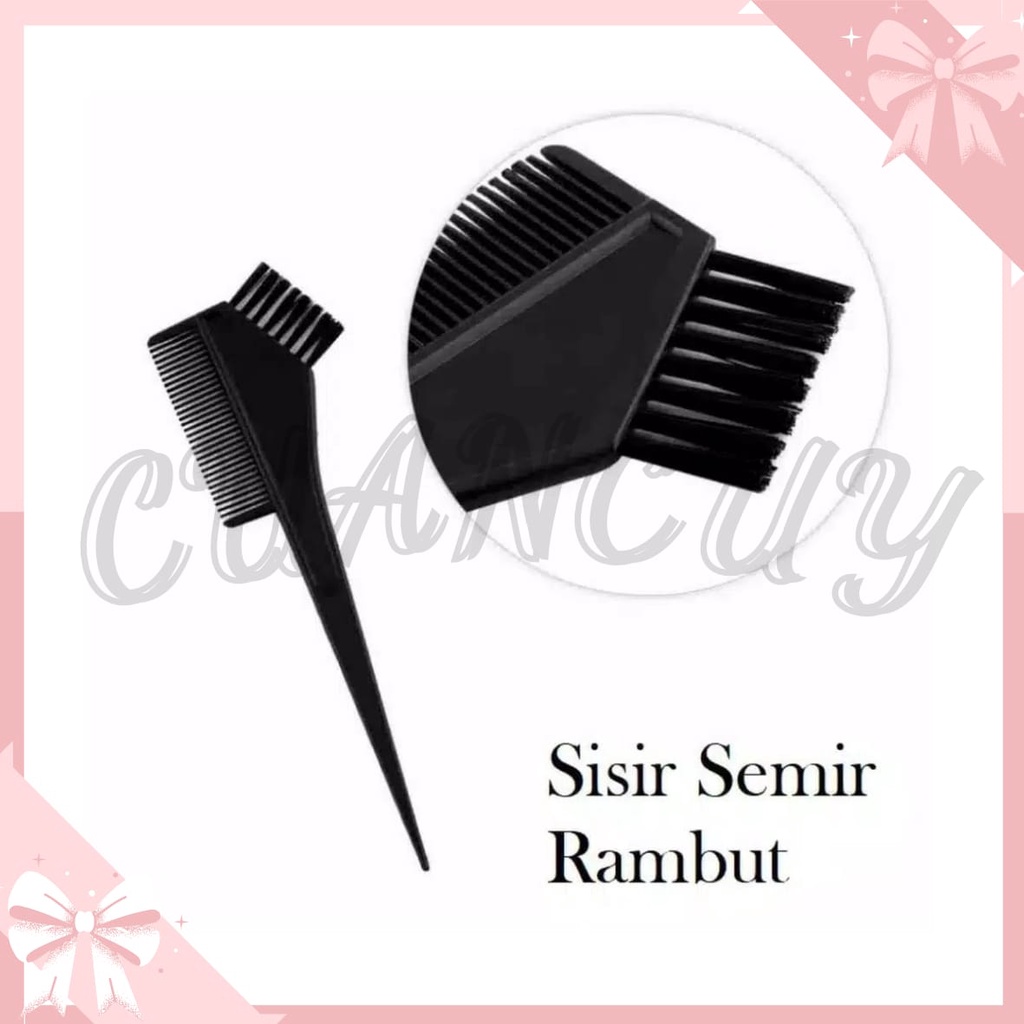 Jual Cuancuy - Sisir Semir / Sisir Rambut / Kuas Cat Rambut / Mangkok Semir Pewarna Rambut ...