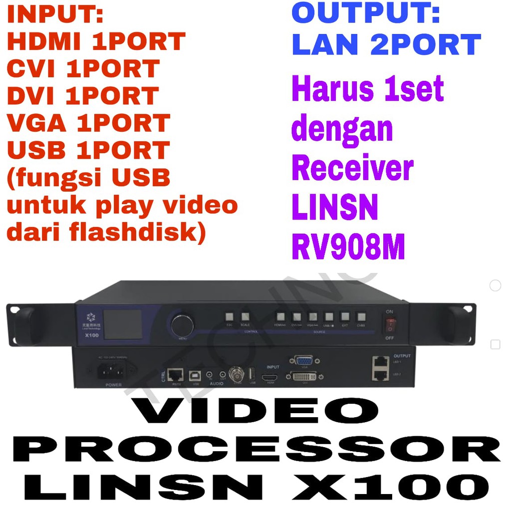 Jual LED VIDEO PROCESSOR LINSN X100 | Shopee Indonesia