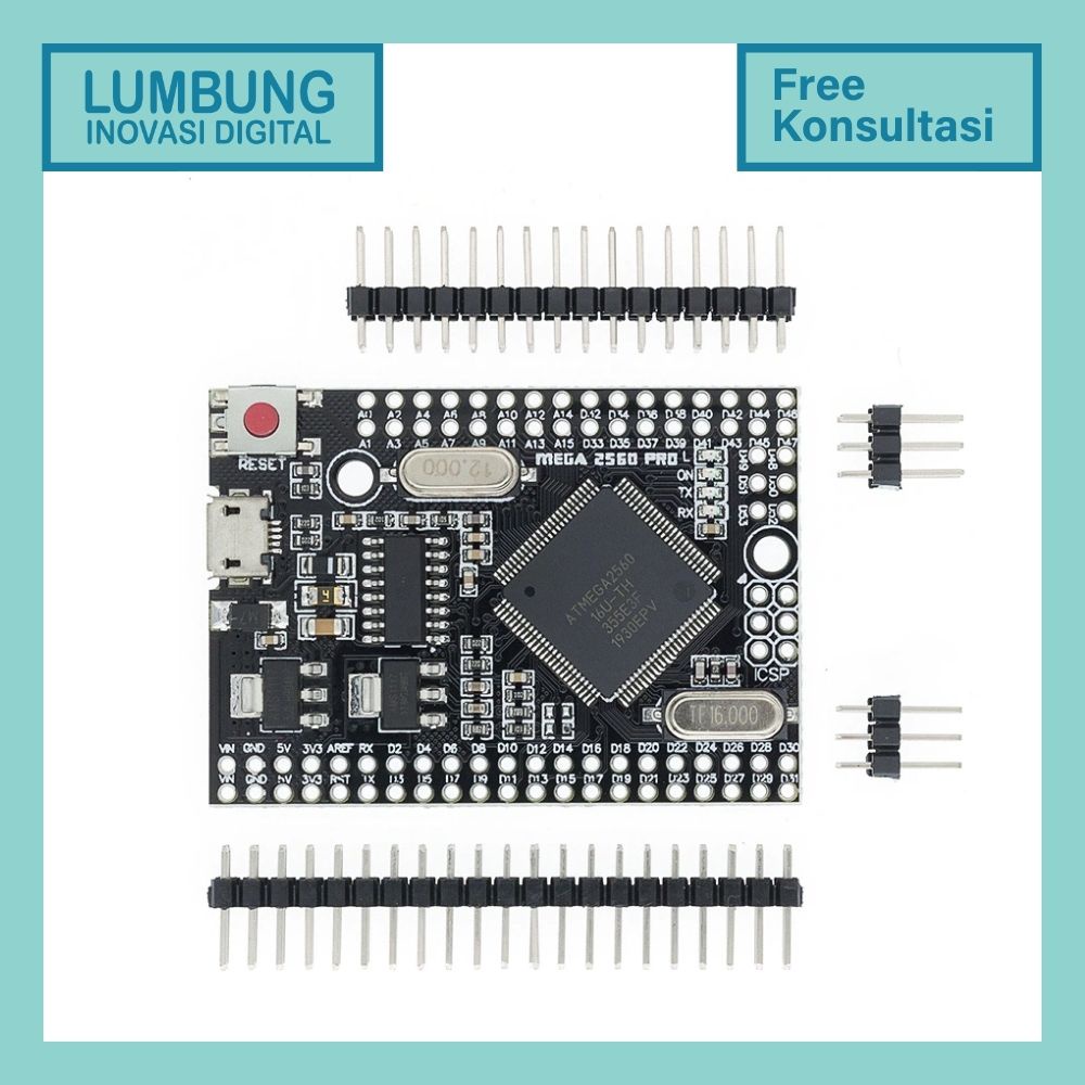 Jual Arduino Mega Pro Mini Pro Embed Atmega2560 CH340 | Shopee Indonesia