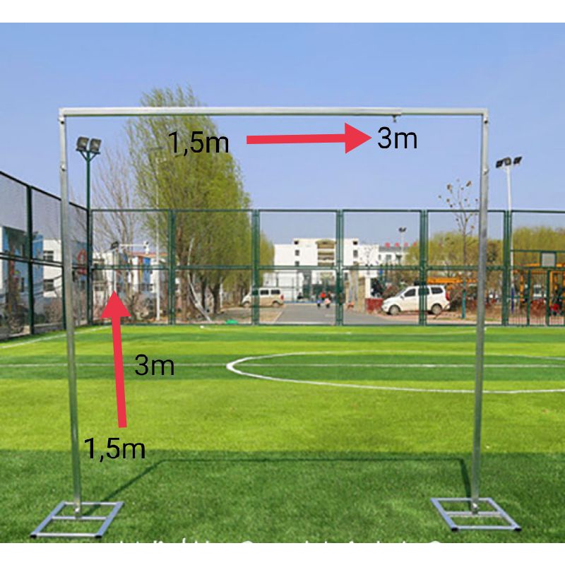 Jual TIANG GAWANG DEKORASI BACKDROP BESI ADJUST / TIANG BESI 3x3 4x4 3x ...