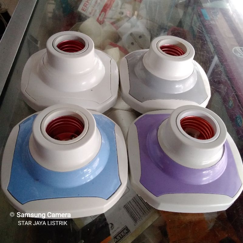 Jual Fiting Plafon/Fitting Tempel Visicom/Dexta Warna VS 604 Drat E27 ...