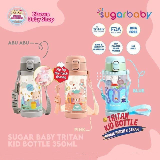 Jual Sugar Baby Tritan Kids Bottle 400ml 12M+ Botol Minum | Shopee ...