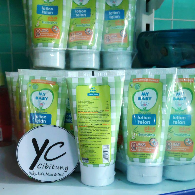Jual Mybaby LOTION telon plus + 60 ml Eucalyptus Cream my baby 8 jam ...