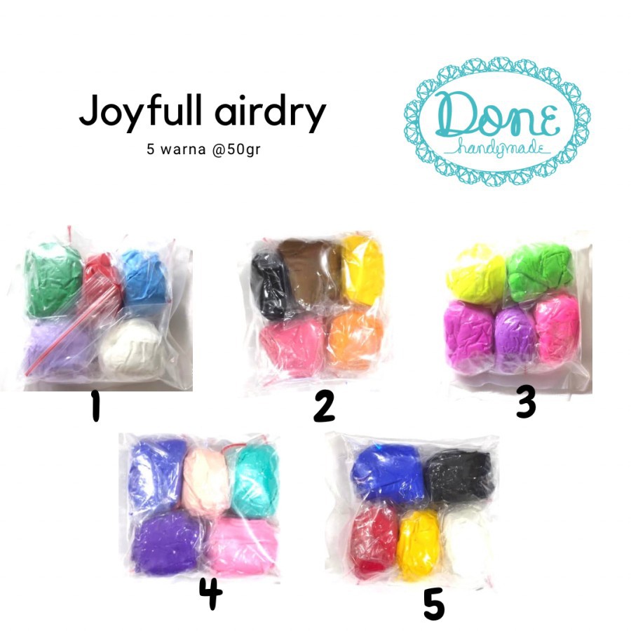 Jual done handymade airdry clay adonan clay modelling clay sculpting ...