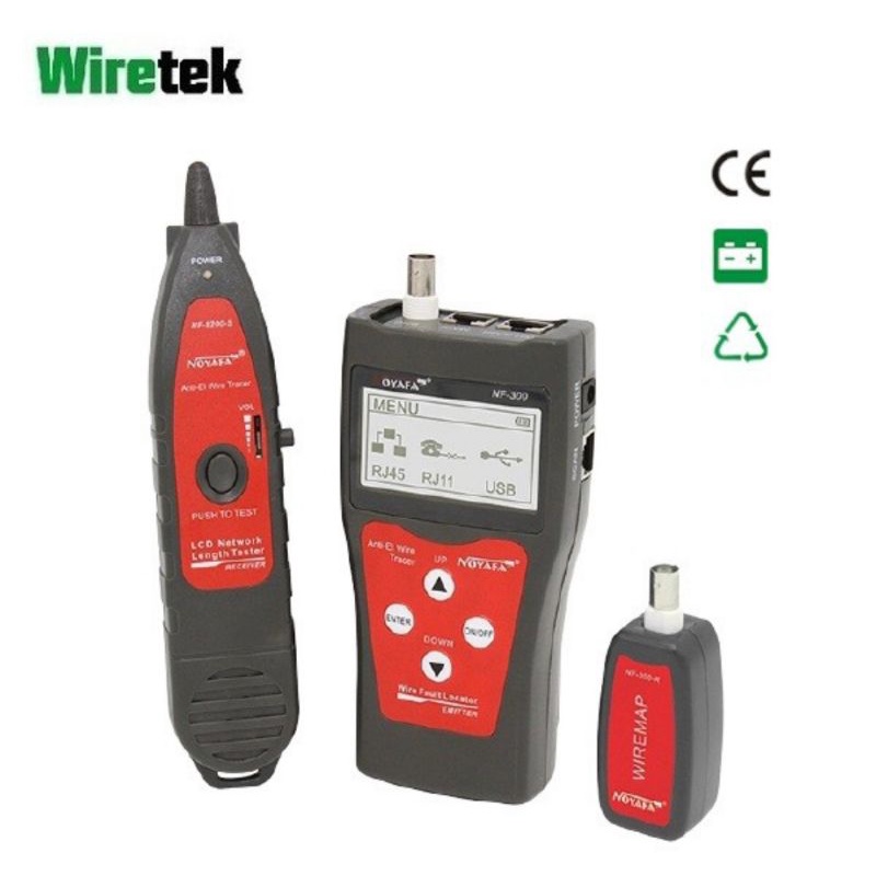 Jual Network Coax Cable Tester Digital NF-300 / Lan Tester Digital ...