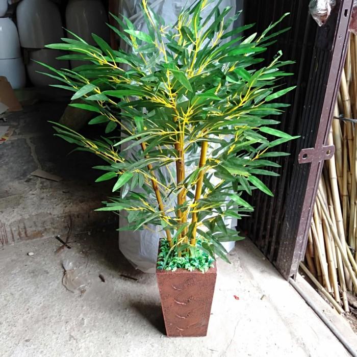 Jual pohon bambu bunga plastik pohon hias artificial | Shopee Indonesia