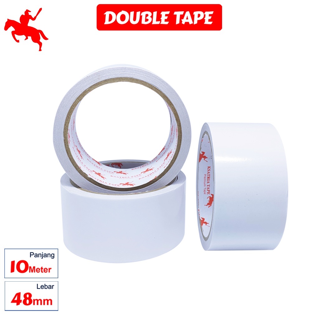 Jual [TERMURAH] Lakban OPP Tape Isolasi Double Tape Dunia Packing 6 - 12 - 24 - 48 mm x 10 meter ...