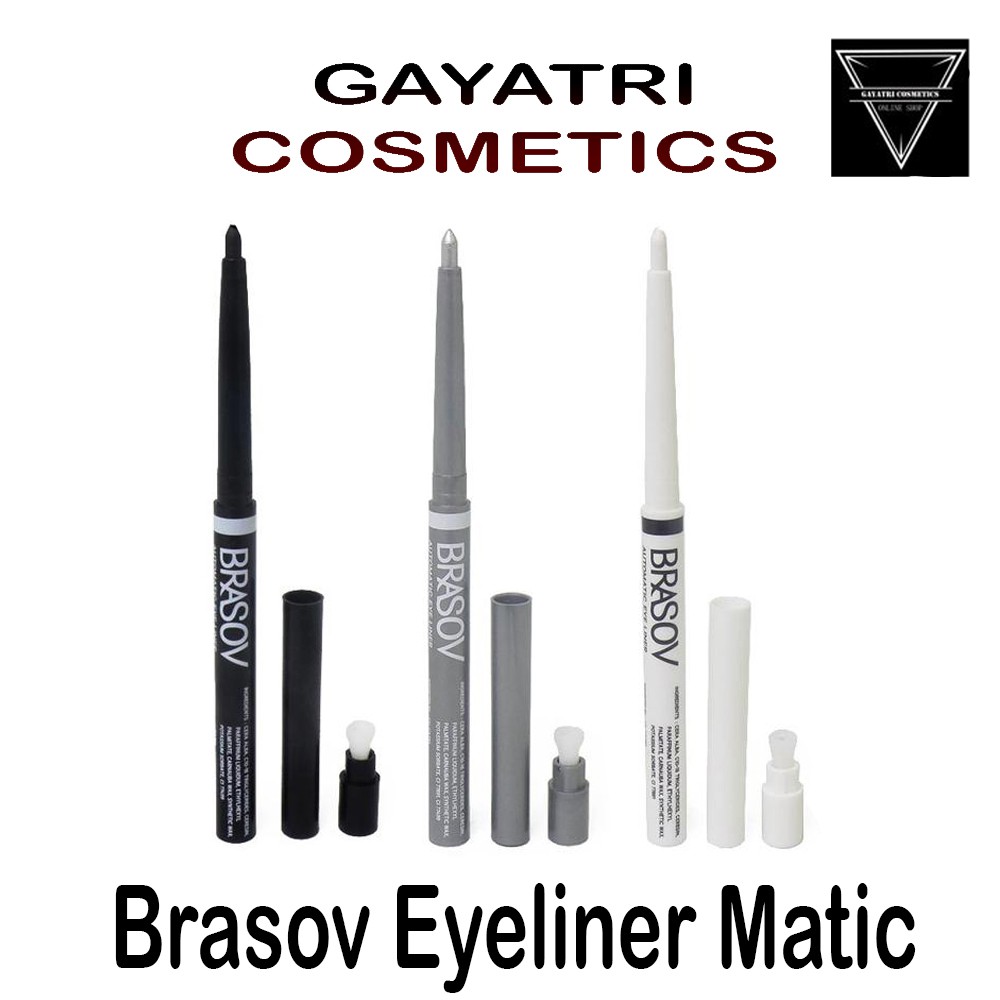 Jual Brasov Eyeliner Automatic Waterproof | Shopee Indonesia