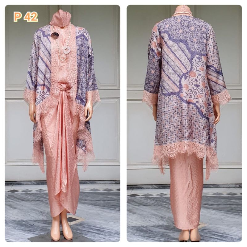 Jual stelan kebaya batik viscose premium / set batik cantik / batik ...