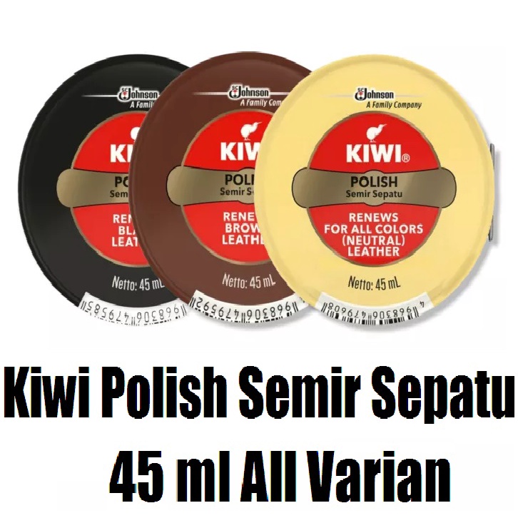Jual Kiwi Paste 45 ml All Varian - Semir Sepatu Kiwi 45 ml #SRB | Shopee Indonesia