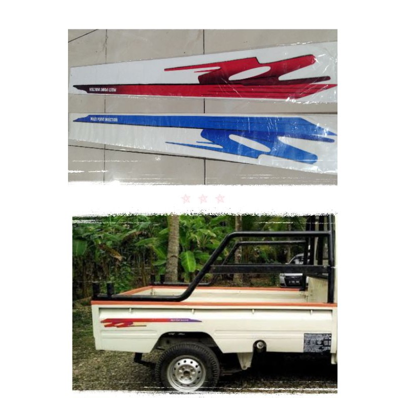 Jual Striping stiker list body colt t120ss pick up MPI injection ...