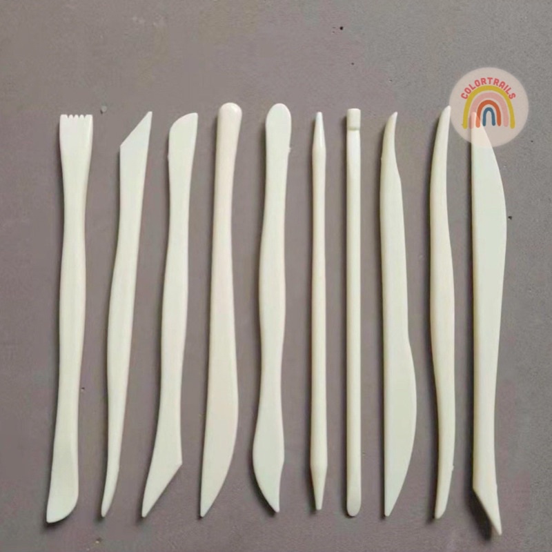 Jual Alat Clay Tools Plastik Sculpting 10pcs | Shopee Indonesia