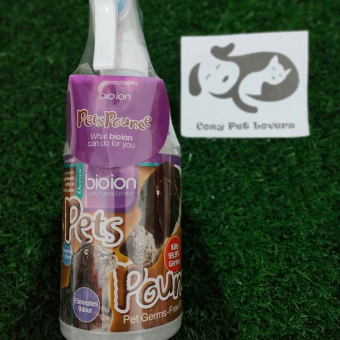 Jual TERMURAH Bioion Pet Pounce Spray 500ml / Spray Jamur Scabies ...