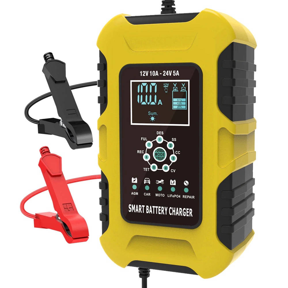 Jual Charger Aki Mobil Motor 12/24V 10A 6-180 Ah - Charger Aki 6V/12V 4 ...