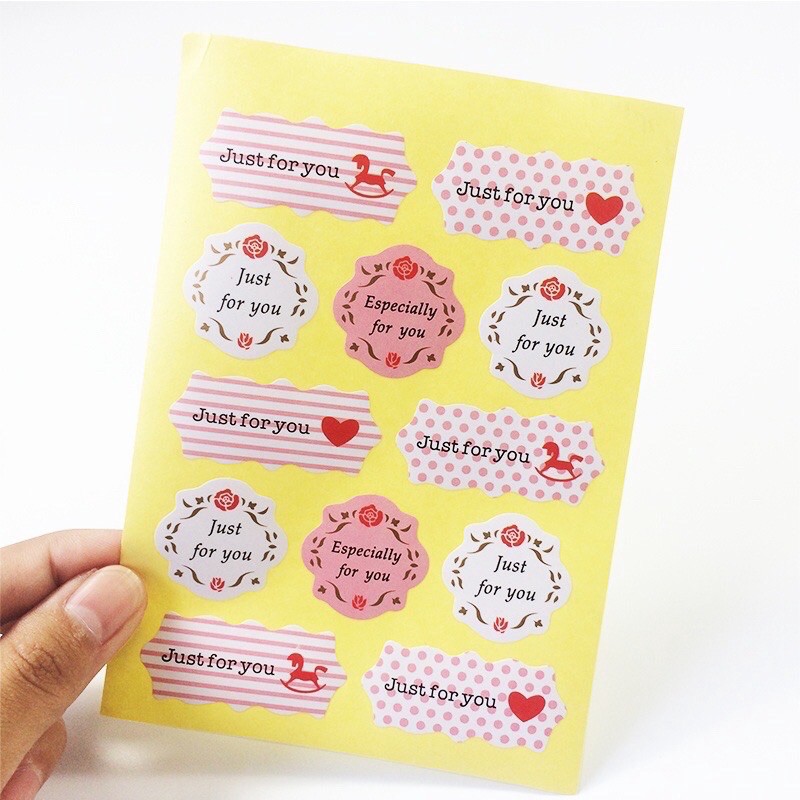 Jual sticker tulisan special for you isi 12pc | Shopee Indonesia