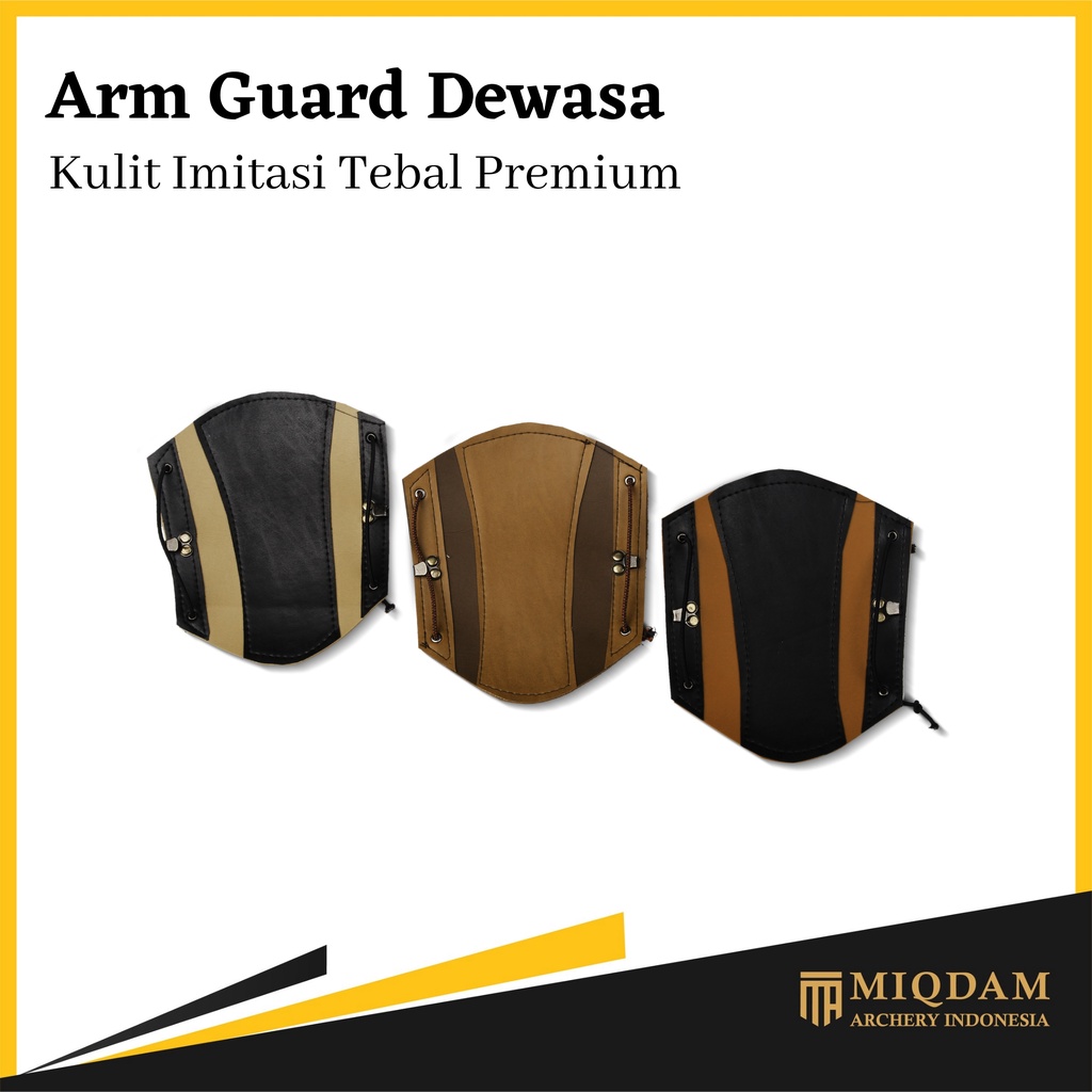 Jual Arm Guard Dewasa || pelindung panahan kulit imitasi premium tebal ...