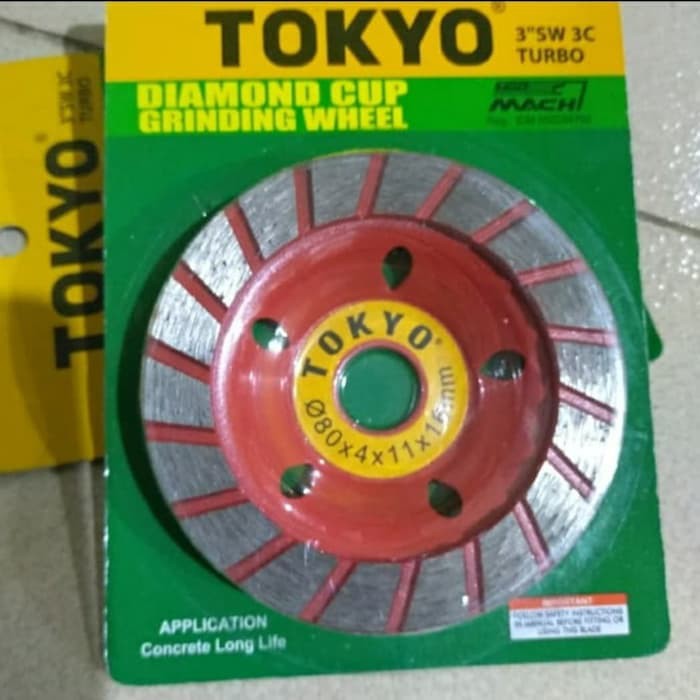 Jual Promo TOKYO diamond cup grinding wheel. 3 inch | Shopee Indonesia
