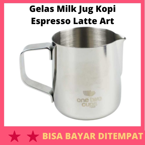 Jual Gelas Milk Jug Kopi Espresso Latte Art / Gelas Cangkir Wadah Jug ...