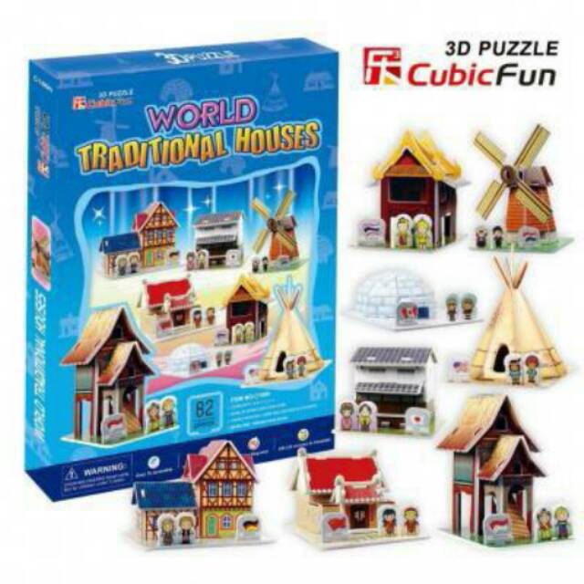 Jual Puzzle 3D Rumah Tradisional Dunia | Shopee Indonesia
