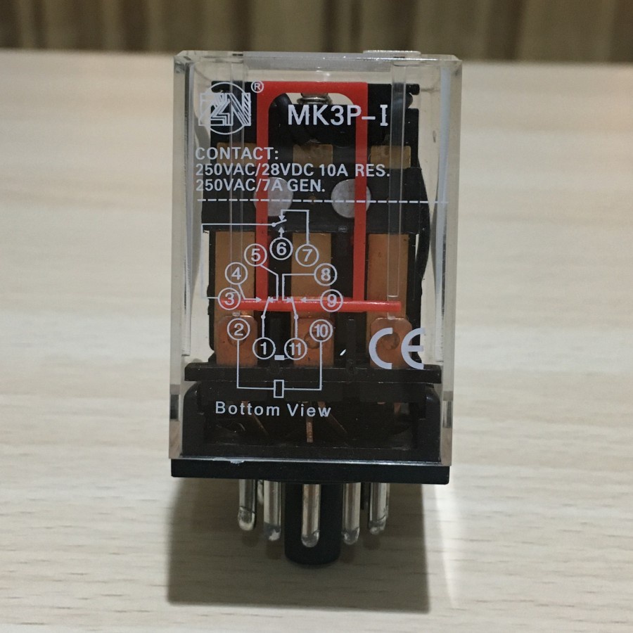 Jual RELAY MK3P 11 PIN 10A 250V DC 24V 24 VOLT | Shopee Indonesia