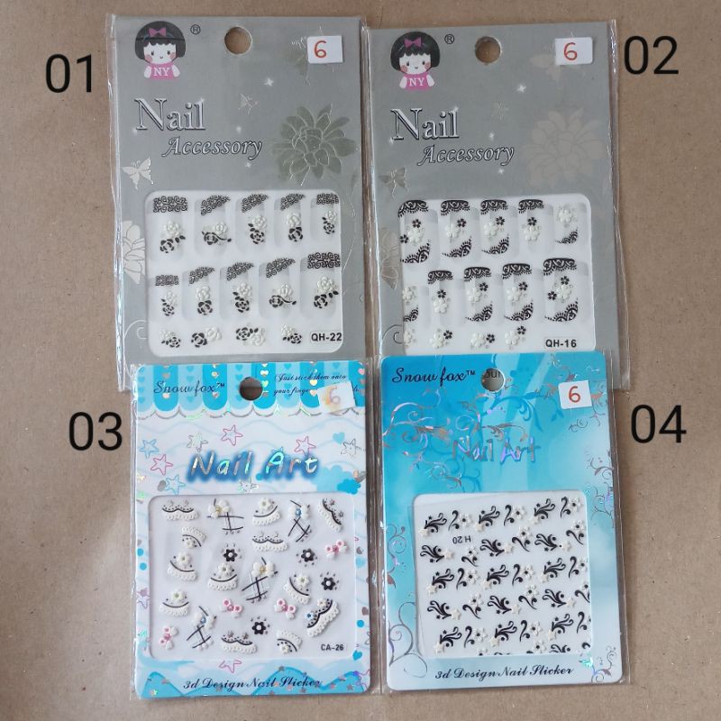 Jual stiker kuku | nail sticker | Shopee Indonesia