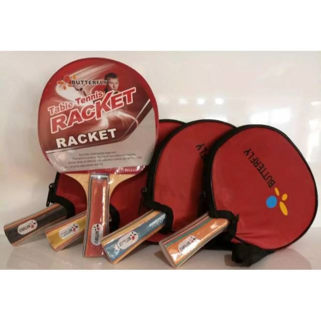 Jual BET PIMPONG / RACKET TENIS MEJA BUTERFLY KAPER 1/4 | Shopee Indonesia