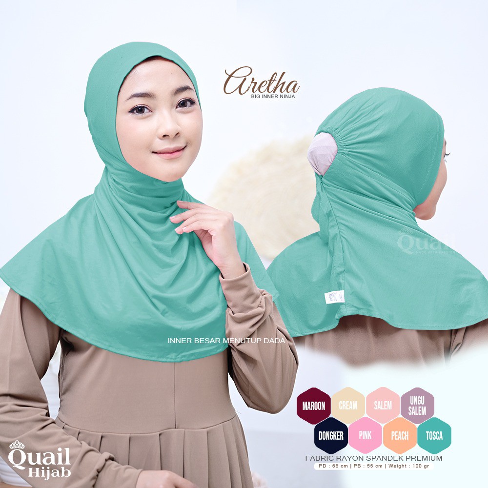 Jual Quail - Inner Hijab Aretha | Shopee Indonesia
