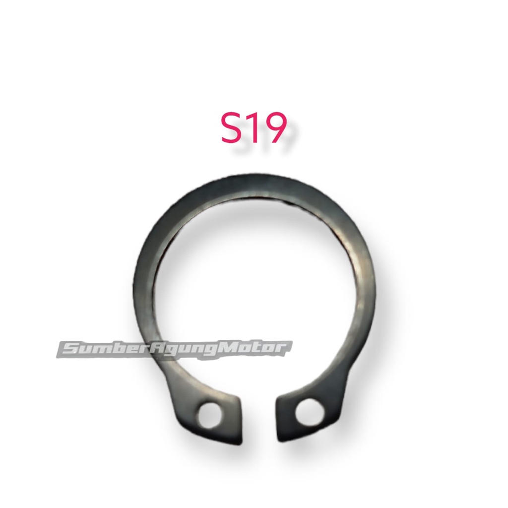 Jual KANCING GEAR Snap ring gear depan yamaha snapring s19 | Shopee ...