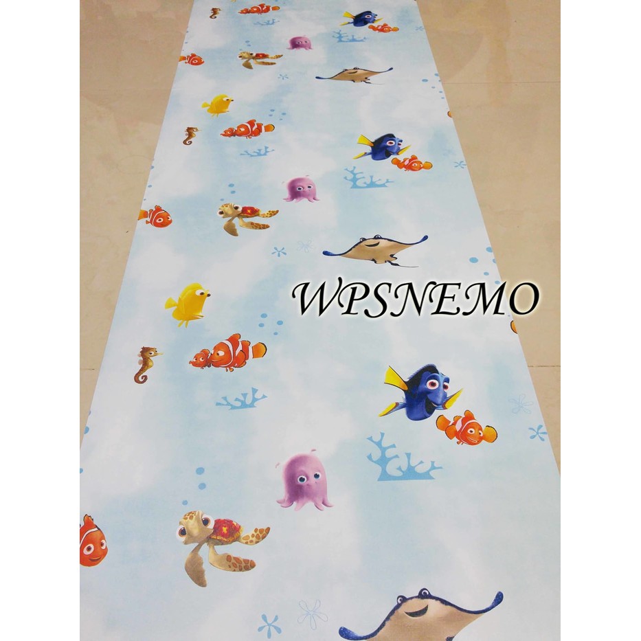 Jual Wallpaper Dinding Kartun Nemo Dori Friend Fish Ikan Lucu ...