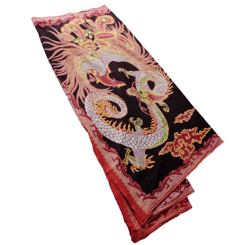 Jual Batik Tulis Premium Naga dan Burung Hong | Shopee Indonesia